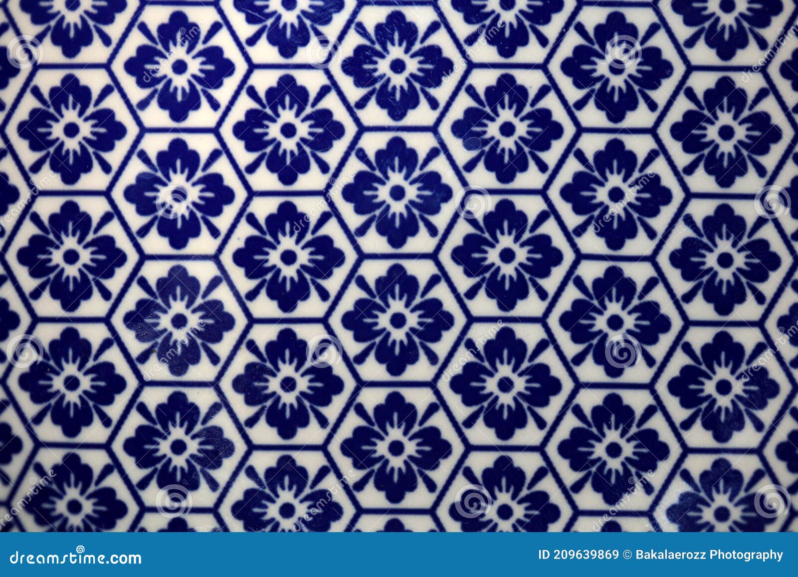 Plate with Flower Pattern Close Up Background Modern High Quality Print ...