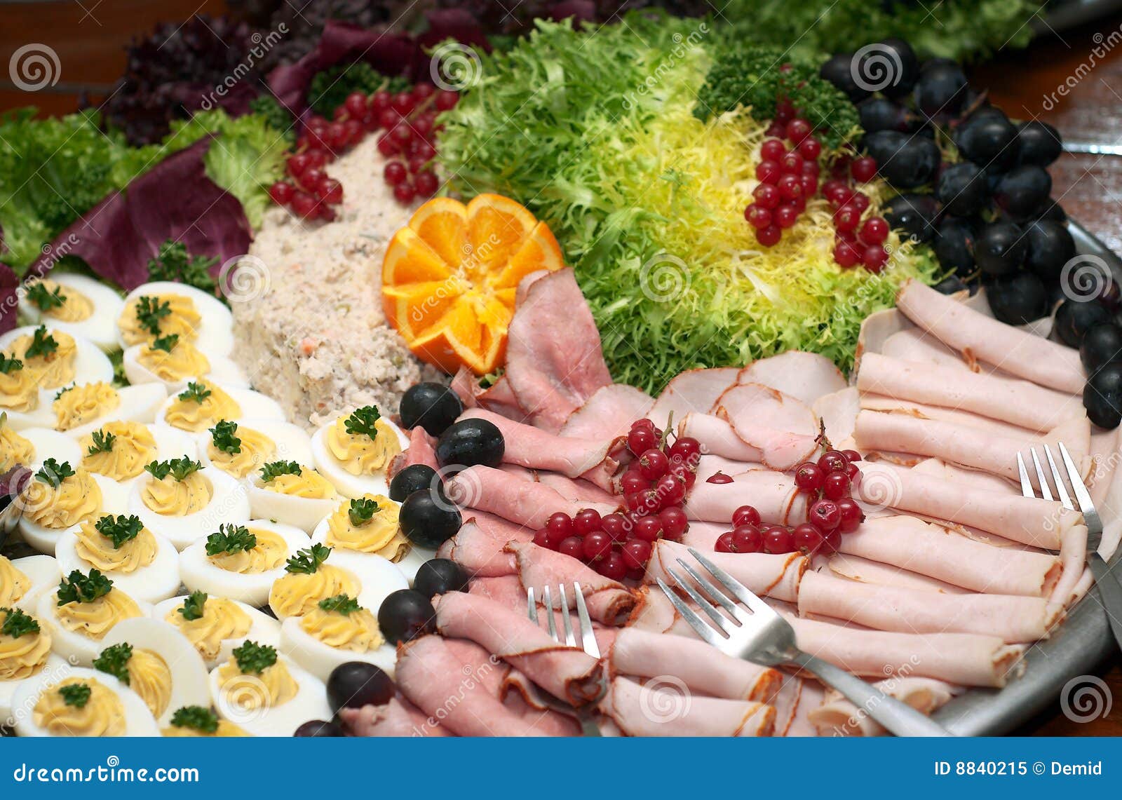 Plate with food stock image. Image of delicious, profusion - 8840215