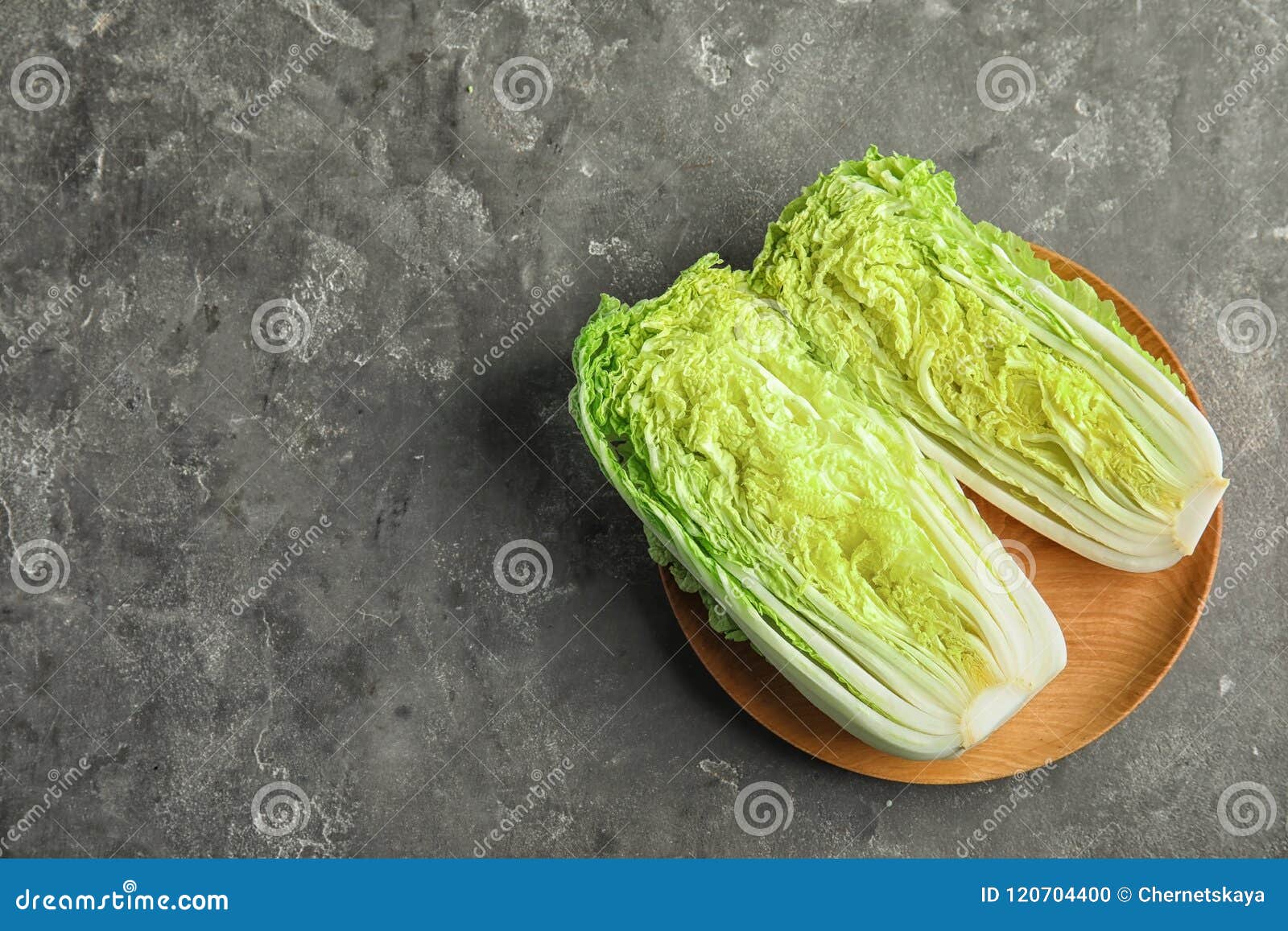 Plate with Fresh Sliced Cabbage on Table Stock Photo - Image of cabbage ...