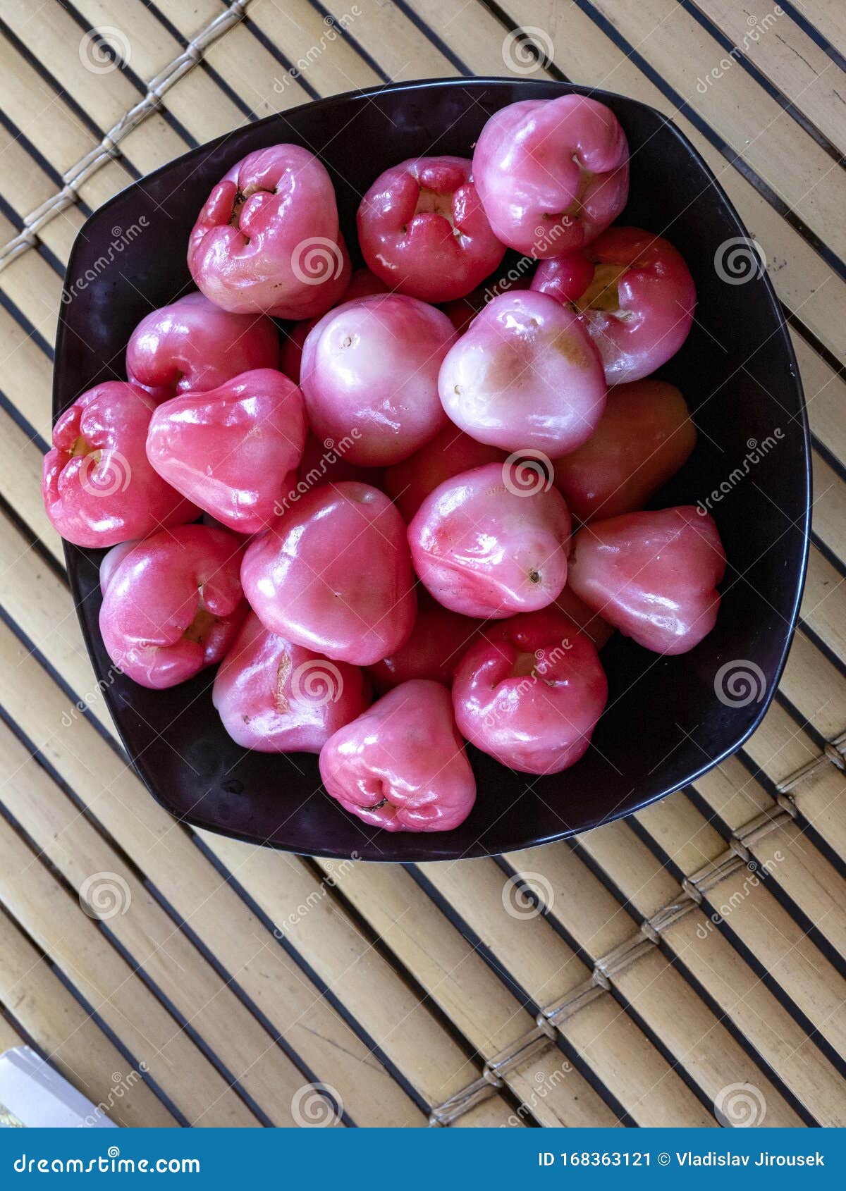 Plate of Freshly Picked Brush Cherry Tree Bali, Indonesia Stock Image ...