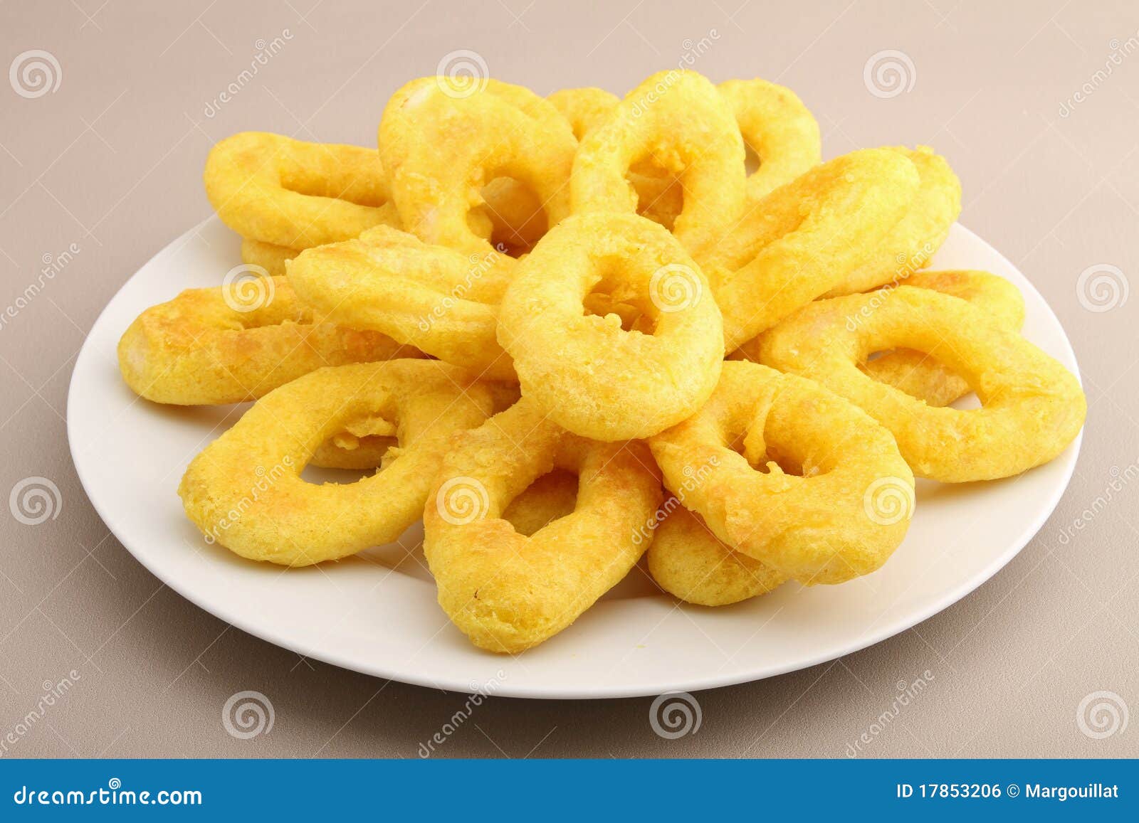 Plate of fried calamari stock photo. Image of food, meal - 17853206