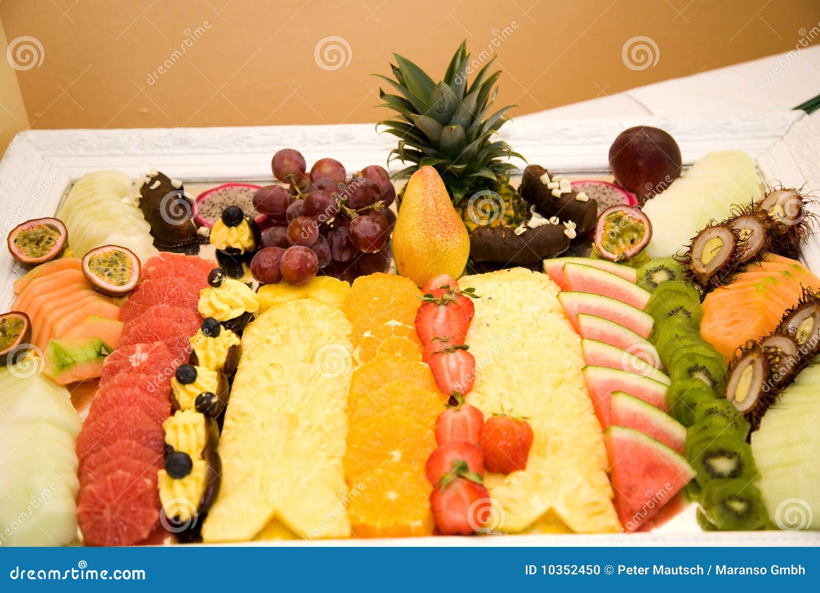 Plate of fruits stock photo. Image of food, high, buffet - 10352450