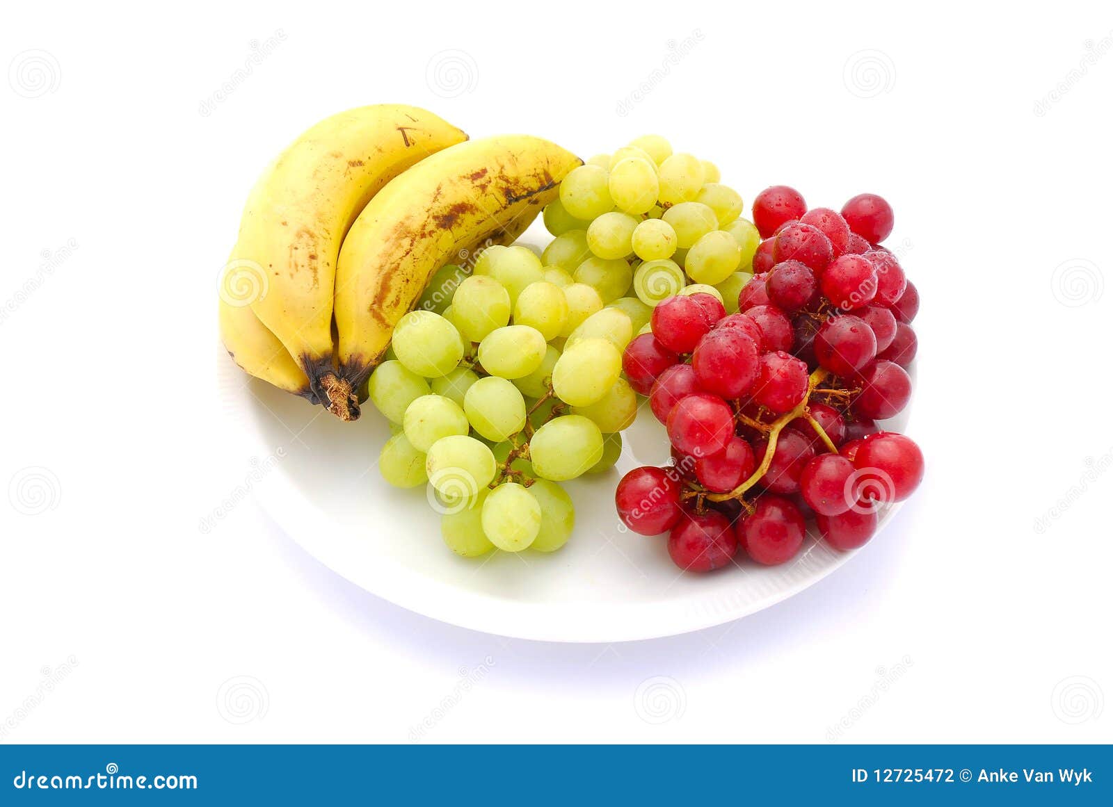 Plate of fruits stock photo. Image of grapes, bunch, grape - 12725472