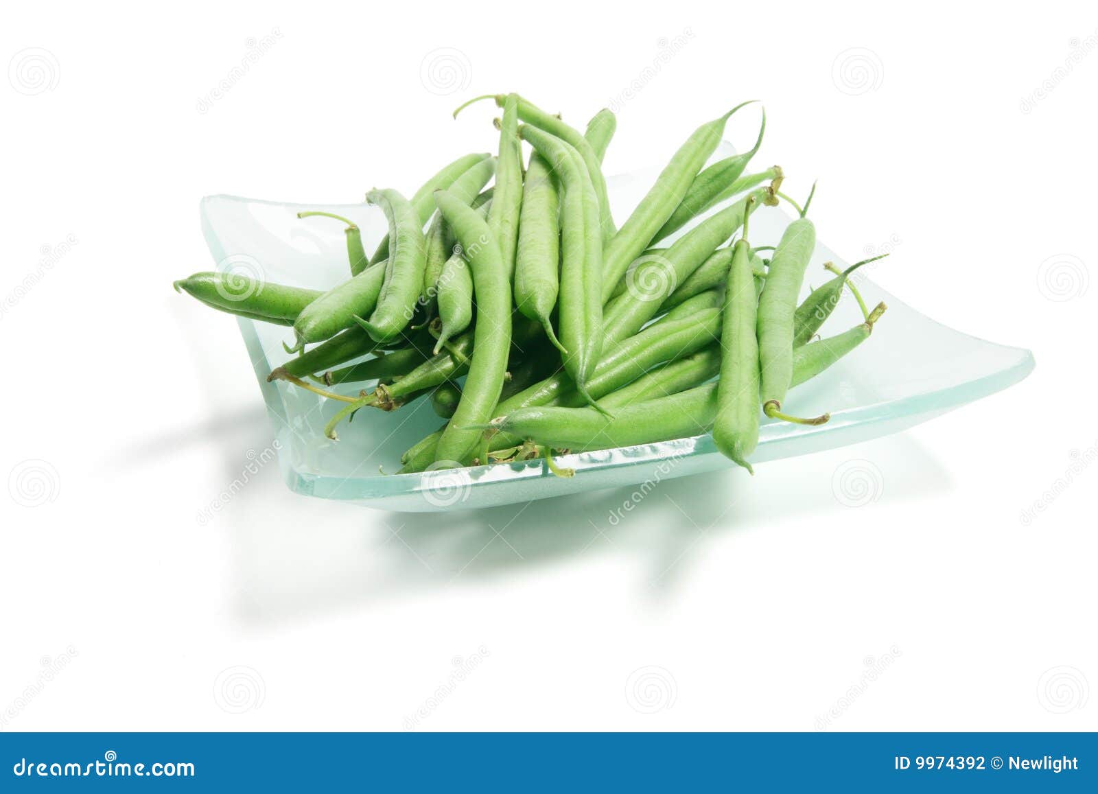 Plate of Green Beans stock photo. Image of beans, green - 9974392