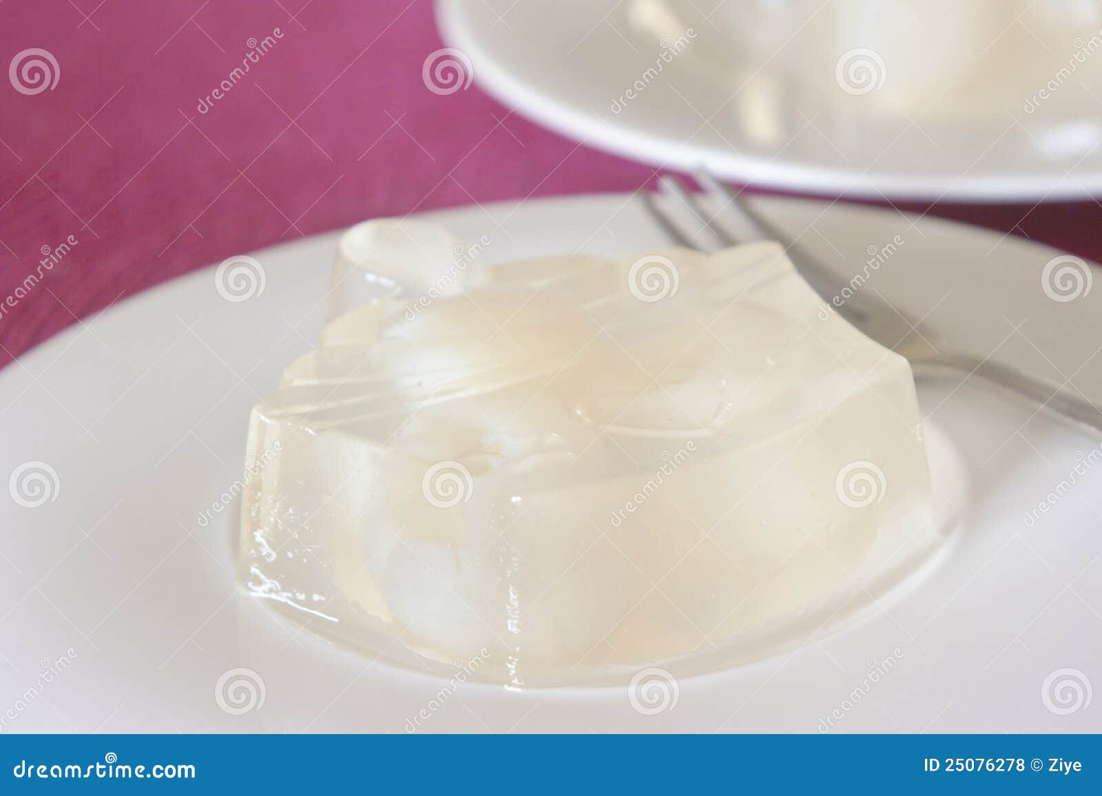 A plate of jelly stock photo. Image of delicacy, desert - 25076278