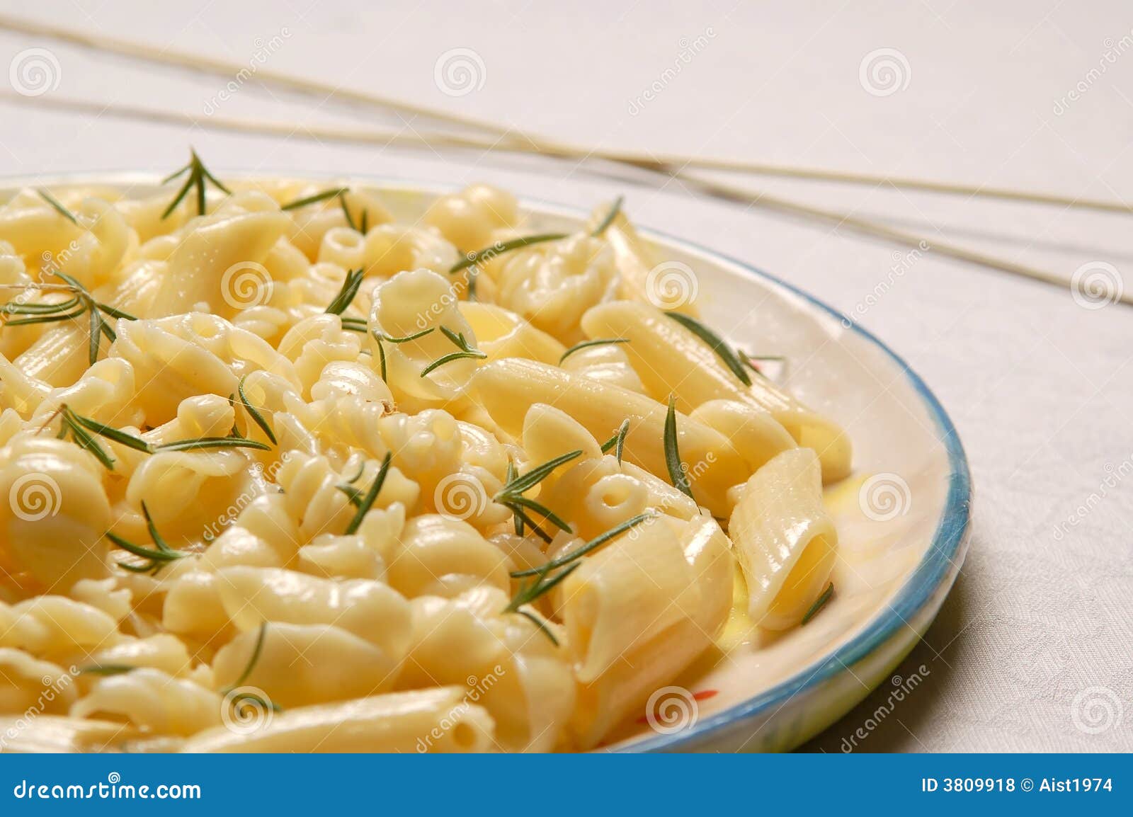 Plate of macaroni stock photo. Image of food, creamy, recipe - 3809918