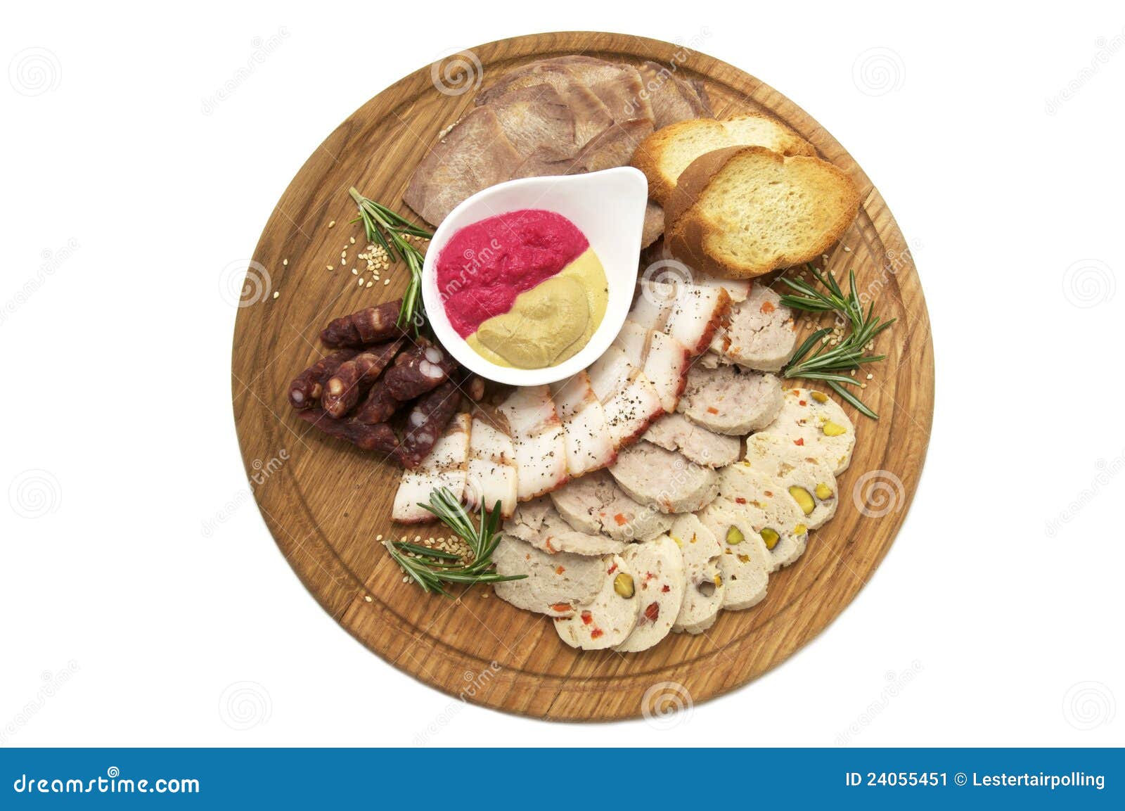 A plate with meat cutting stock image. Image of refreshment - 24055451
