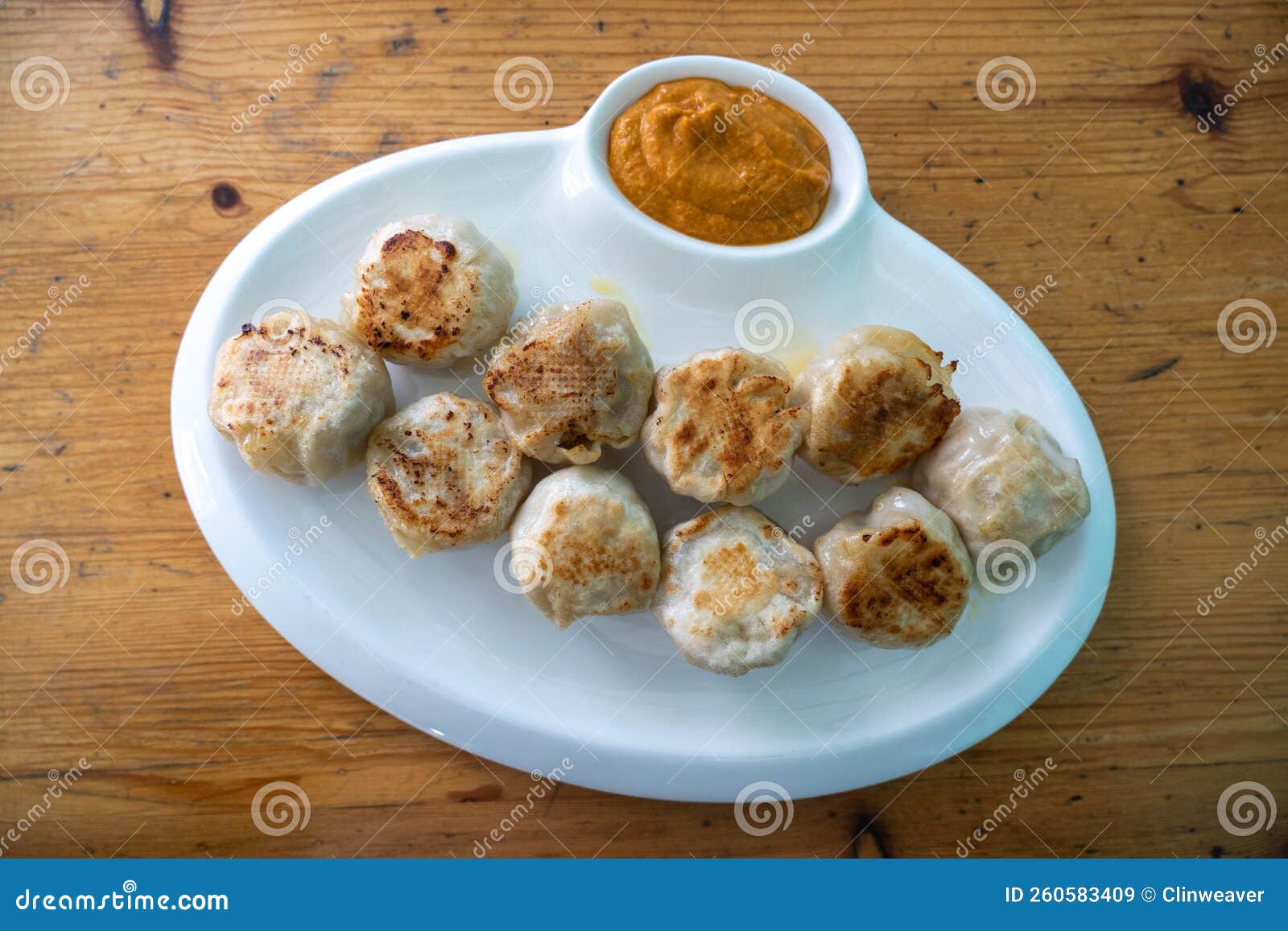Plate of Momos stock image. Image of momo, snaack, asian - 260583409