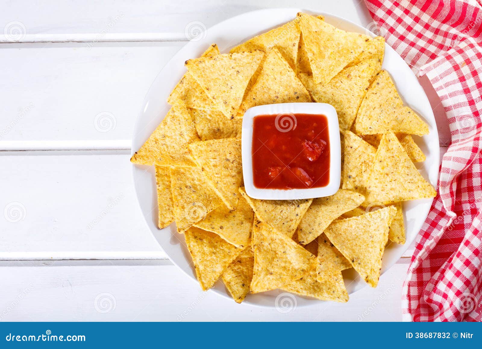 Plate of nachos stock photo. Image of cheese, appetizer - 38687832