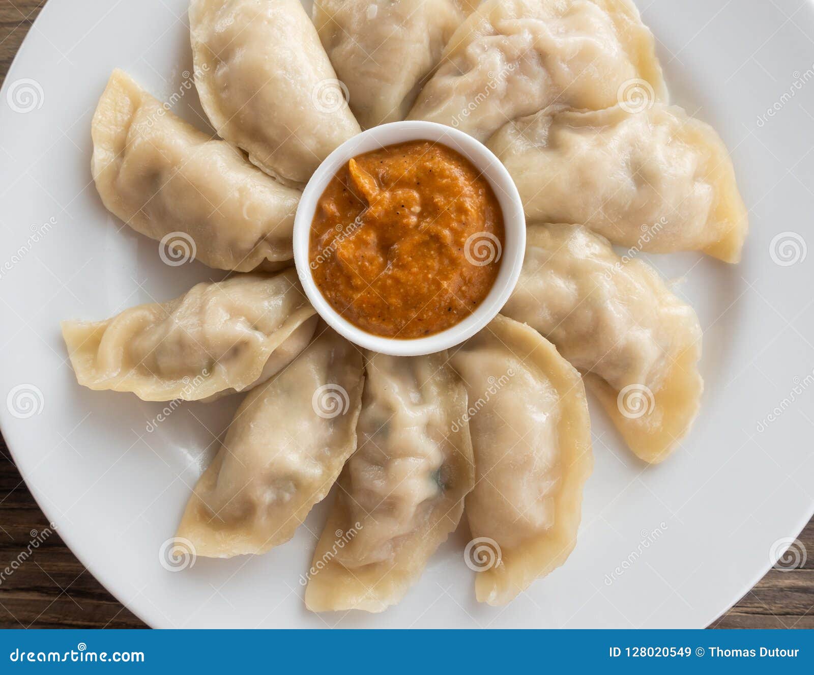 Plate of Nepalese momos stock image. Image of lunch - 128020549