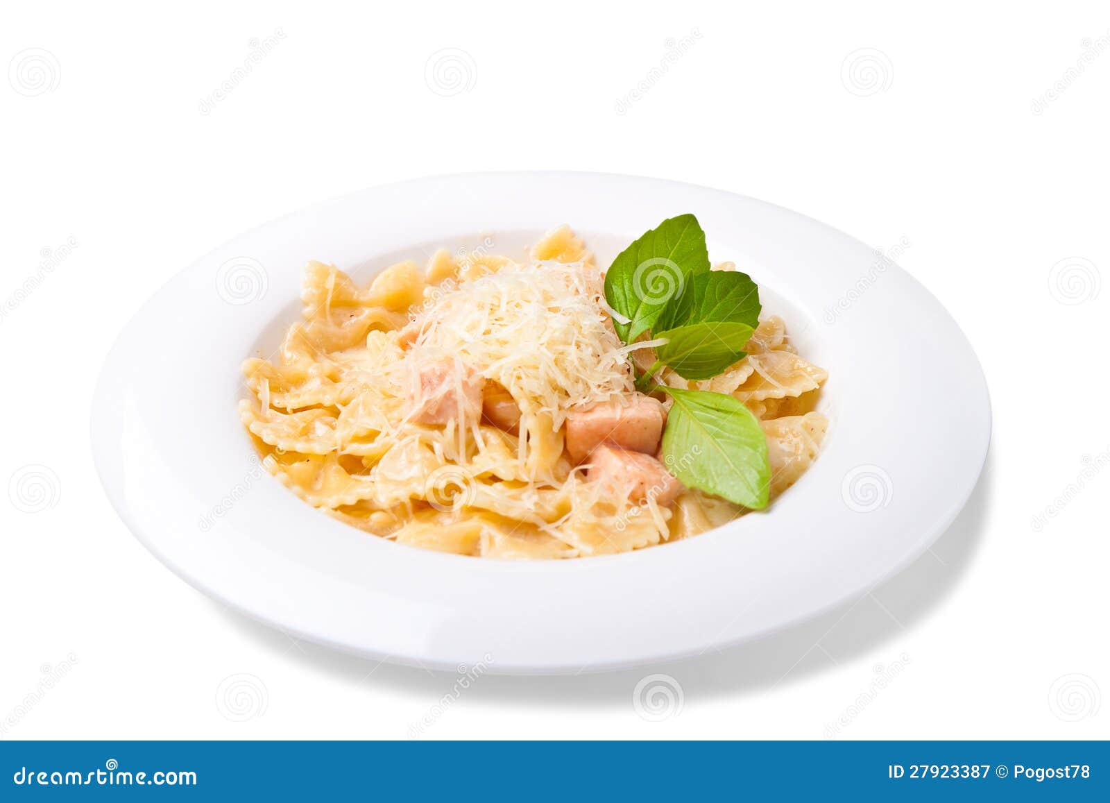 A plate of pasta stock image. Image of plate, black, gourmet - 27923387