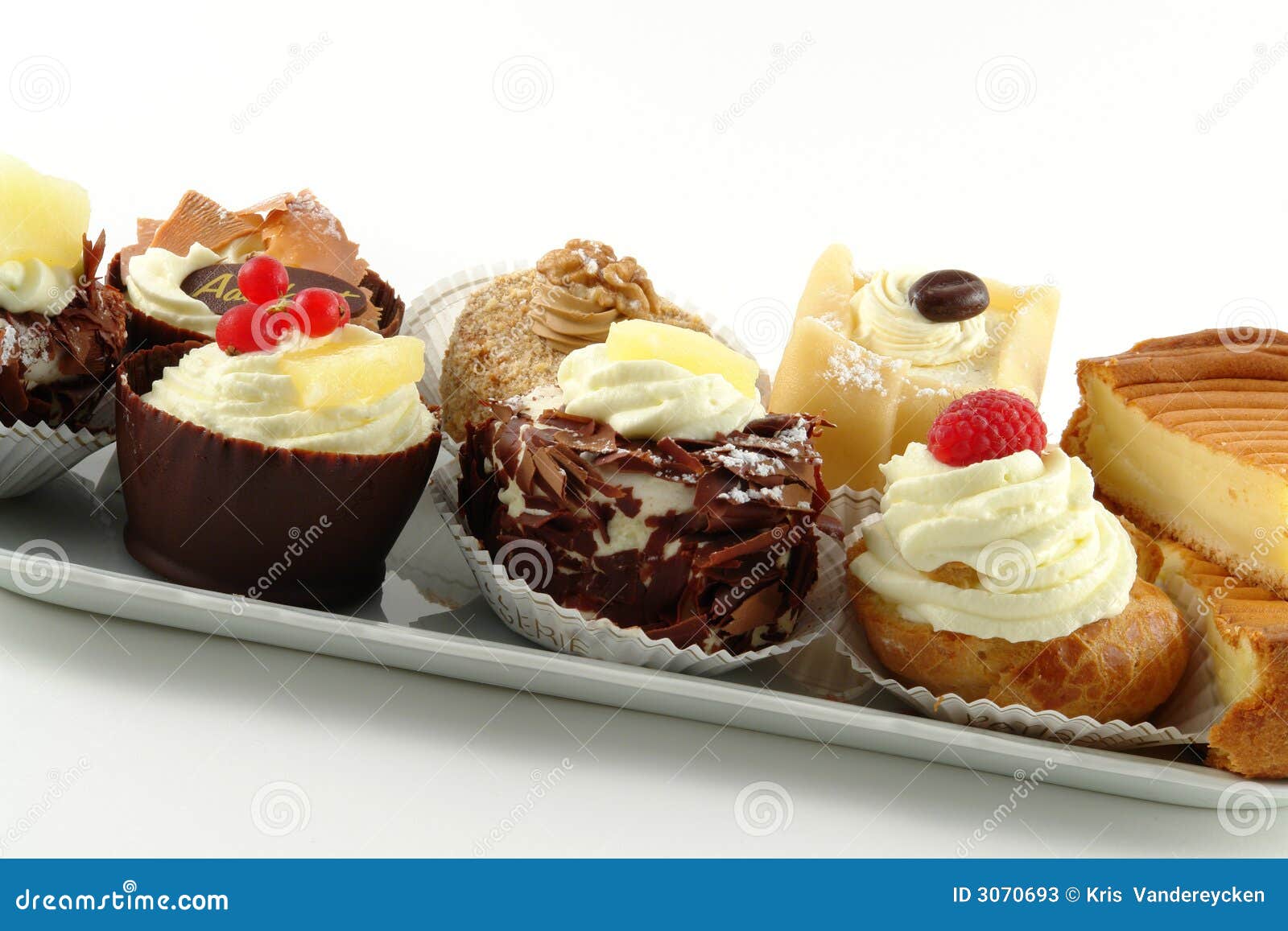 Plate of pastries stock image. Image of culture, obesity - 3070693