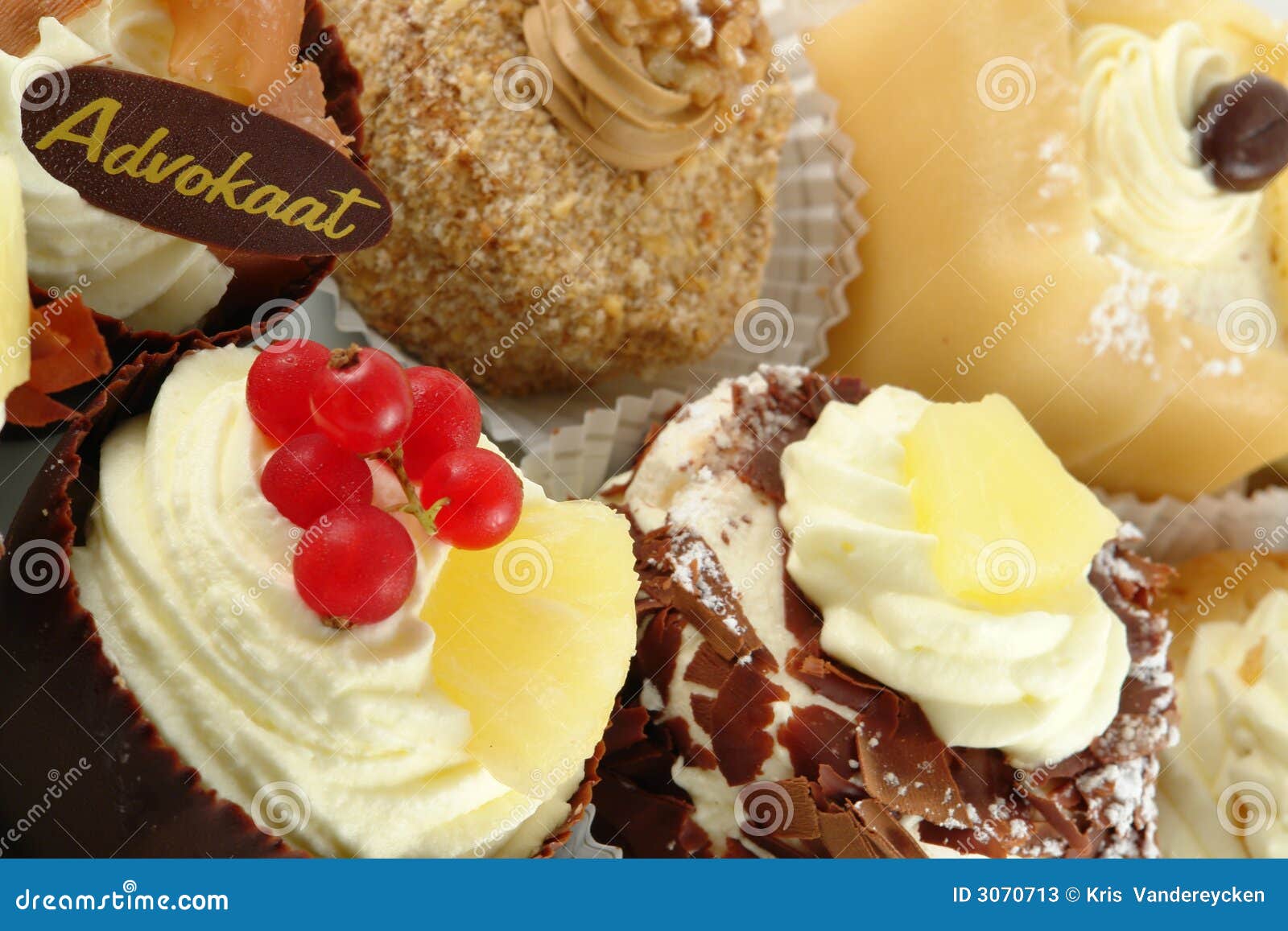 Plate of pastries stock image. Image of industry, party - 3070713