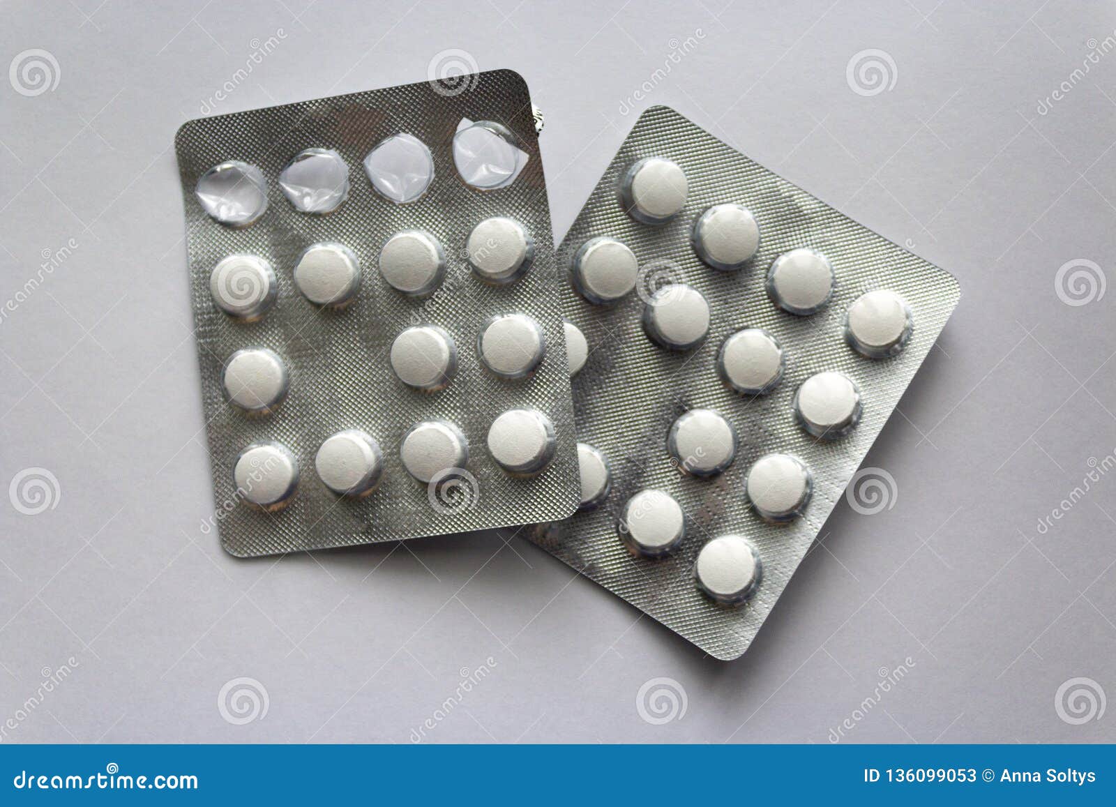 Plate of Pills on White Background Stock Image - Image of prescription ...