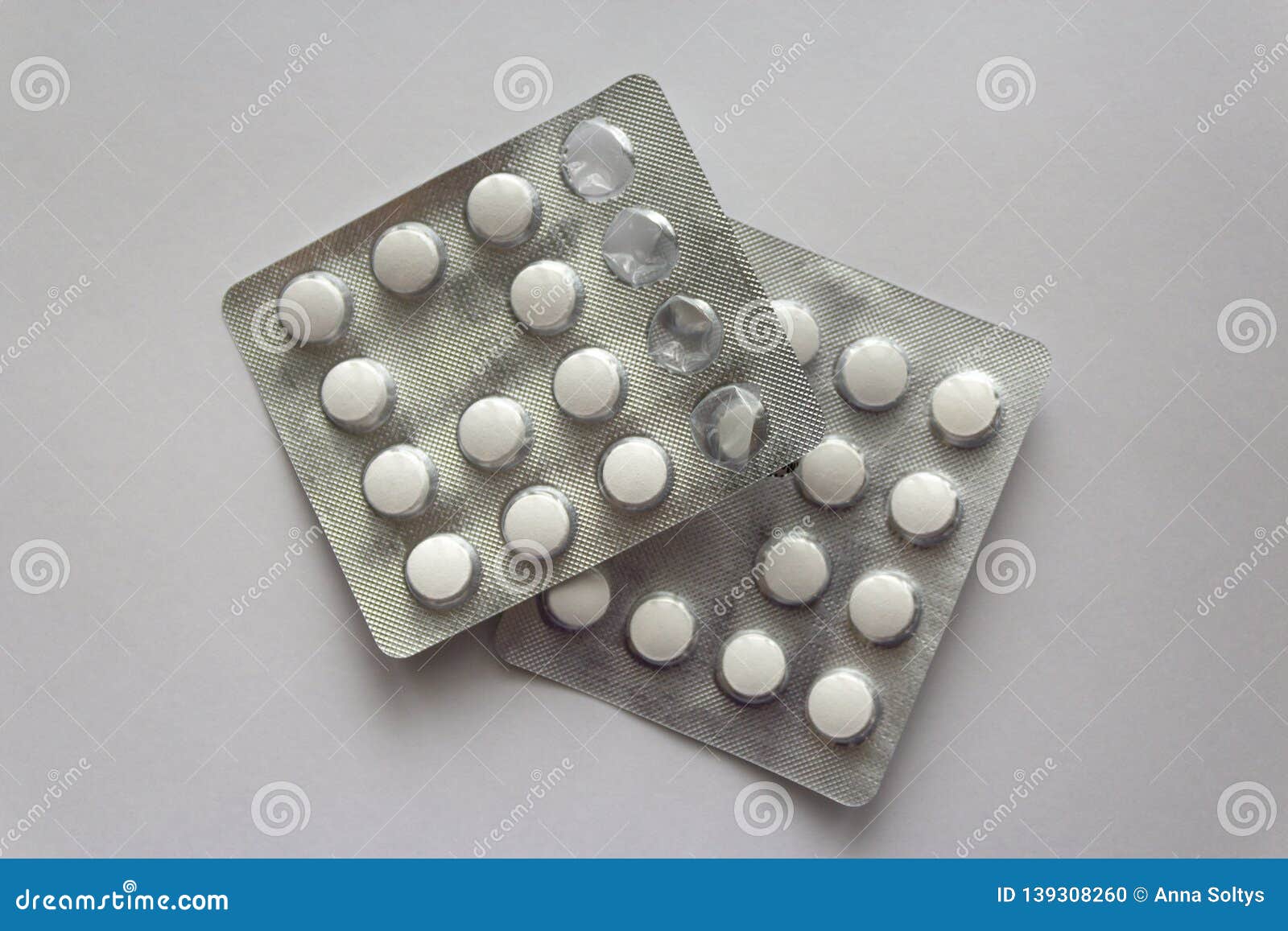 Plate of Pills on White Background Stock Photo - Image of abstract ...