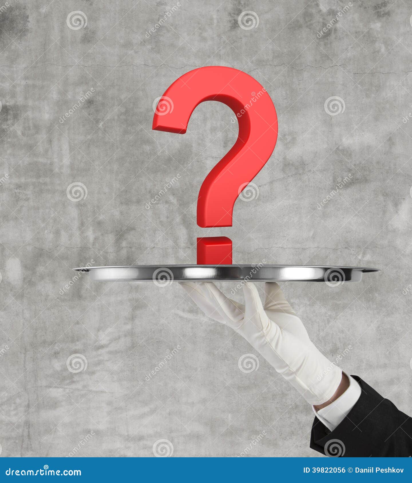 Plate With A Question Mark On Desk Stock Photo | CartoonDealer.com ...