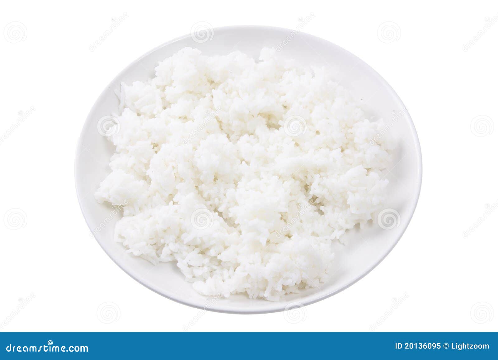Plate of Rice stock image. Image of carbohydrate, plate - 20136095