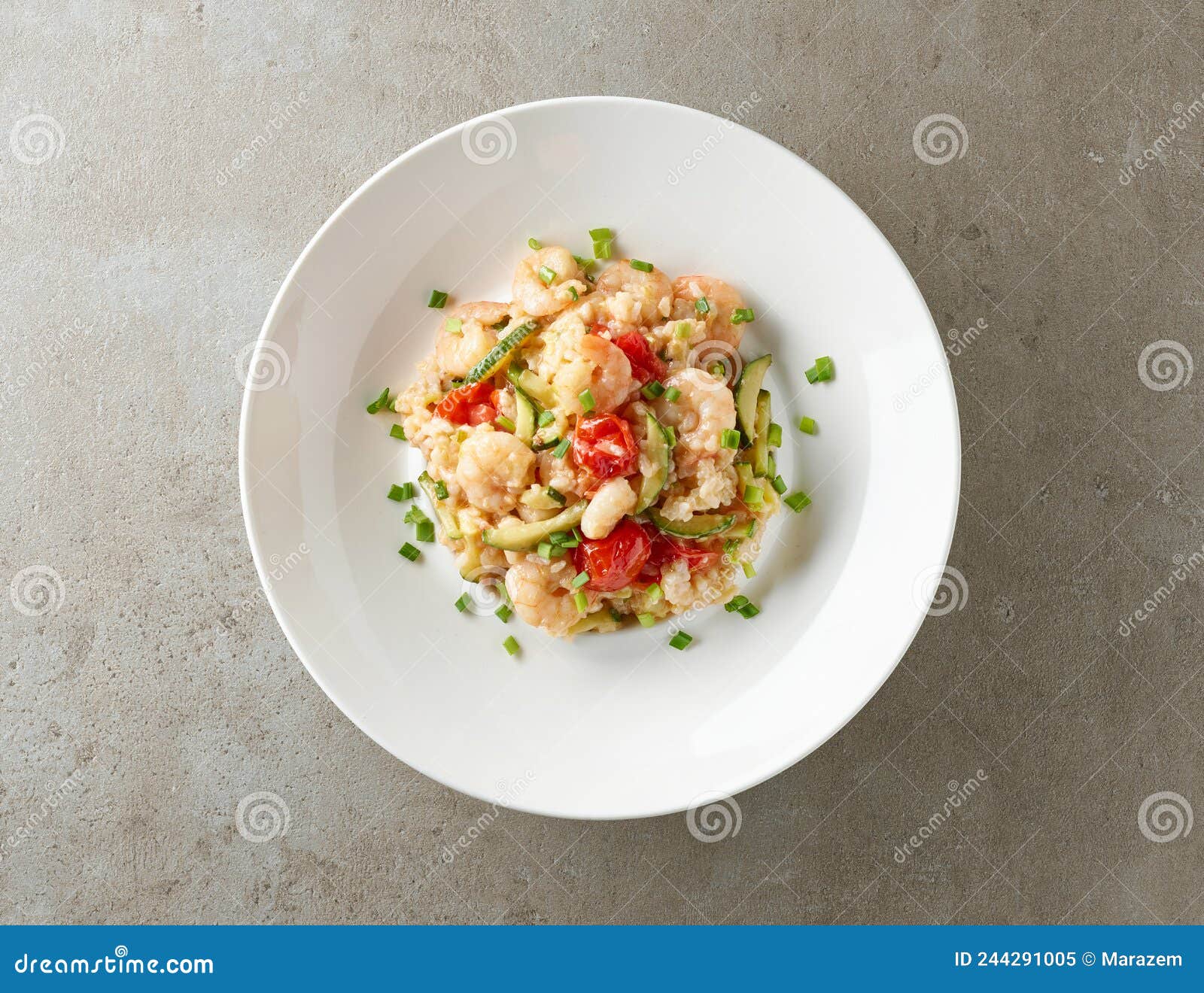 Plate of risotto stock image. Image of mediterranean - 244291005