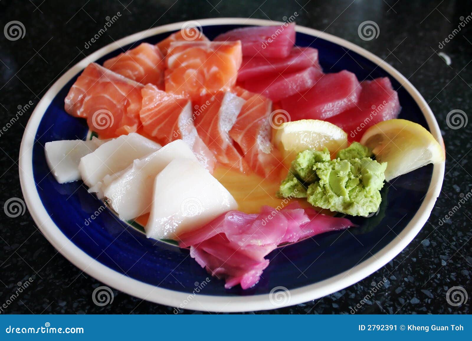 Plate of sashimi stock image. Image of eating, ginger - 2792391