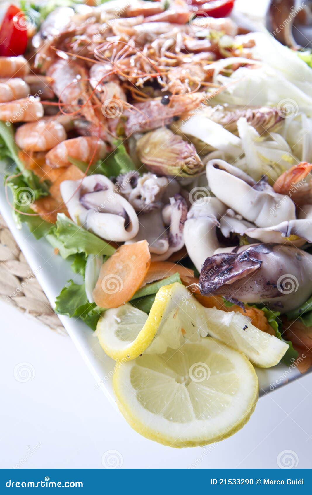 Plate of shrimp stock photo. Image of omega, cuttlefish - 21533290