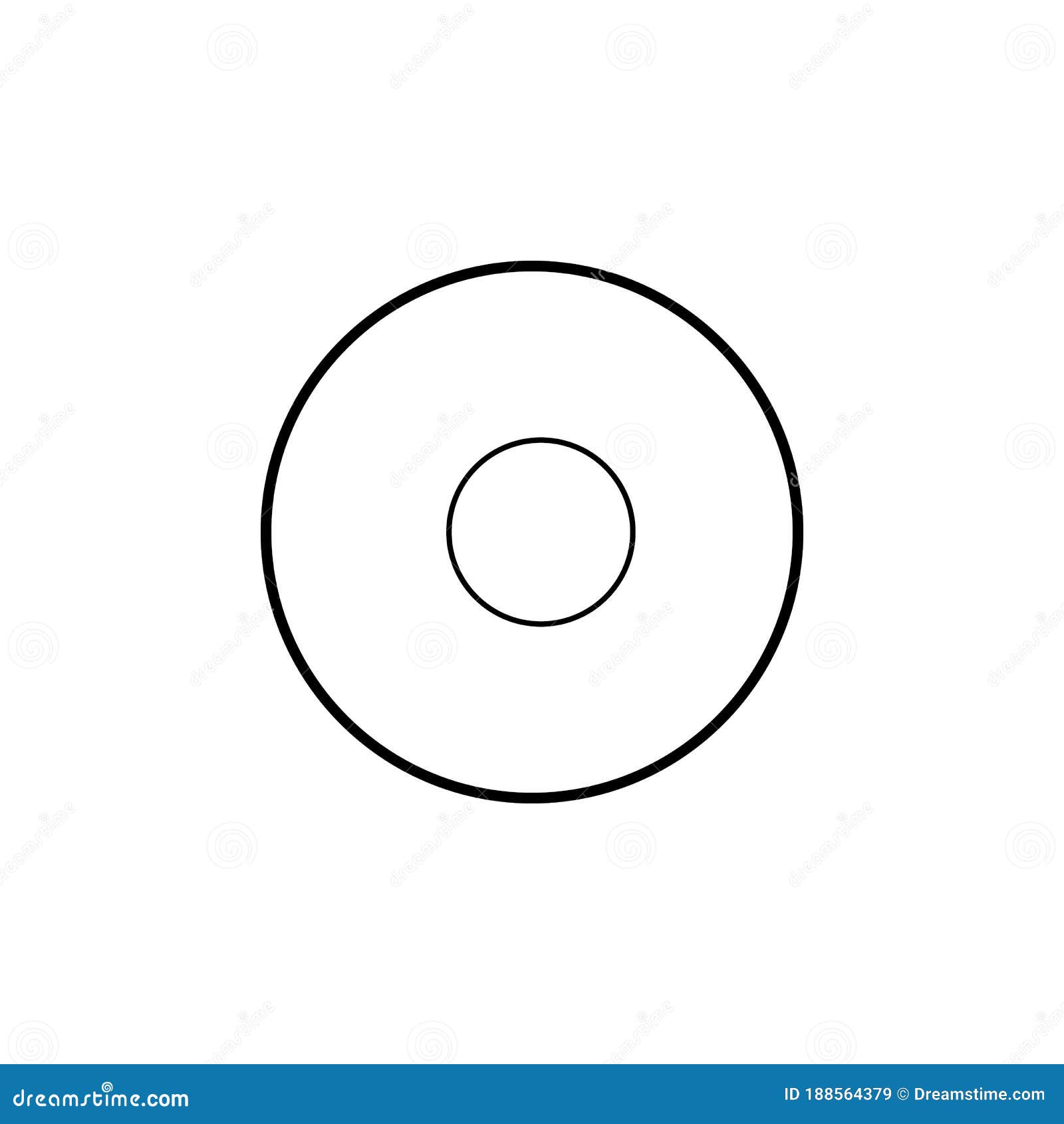 Plate simple line icon stock illustration. Illustration of design ...