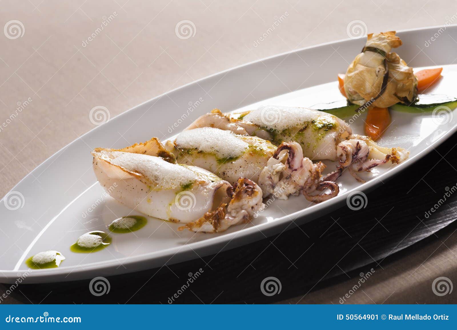 Plate of squids stock image. Image of cooked, omega, healthy - 50564901