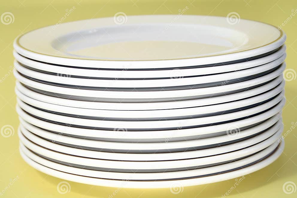 Plate stack stock image. Image of clean, colours, colorful - 1637321