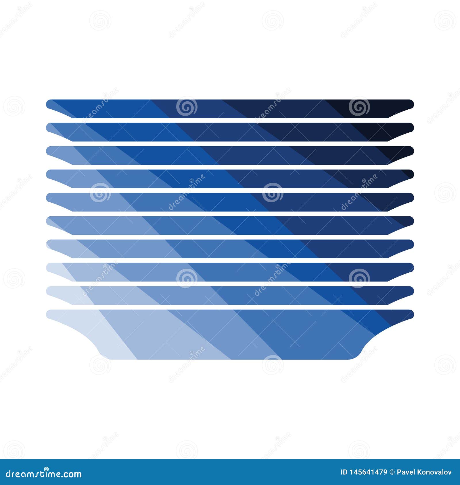 Plate stack icon stock vector. Illustration of plate - 145641479