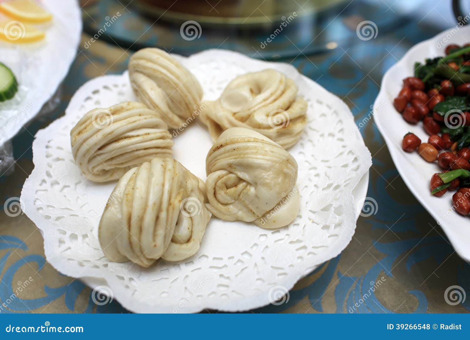 Plate with steamed buns stock photo. Image of color, lunch - 39266548