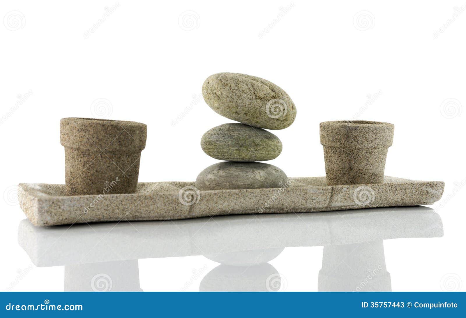 Plate with Stones in Balance Stock Image - Image of ideas, symbols ...