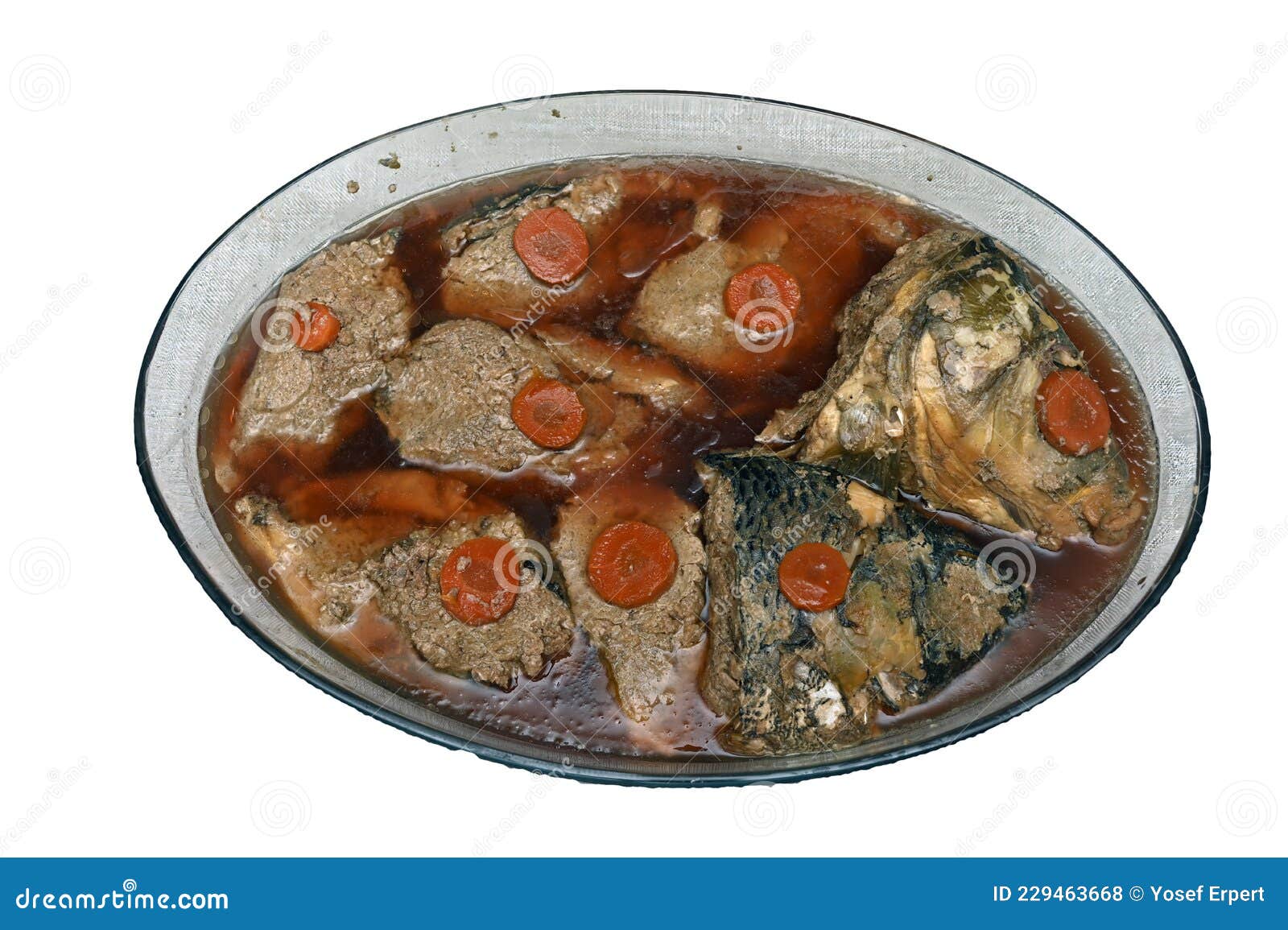 A plate of stuffed fish stock photo. Image of fish, plate - 229463668