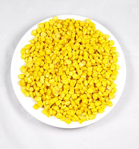Plate of Sweetcorn stock photo. Image of maize, kernal - 14288378