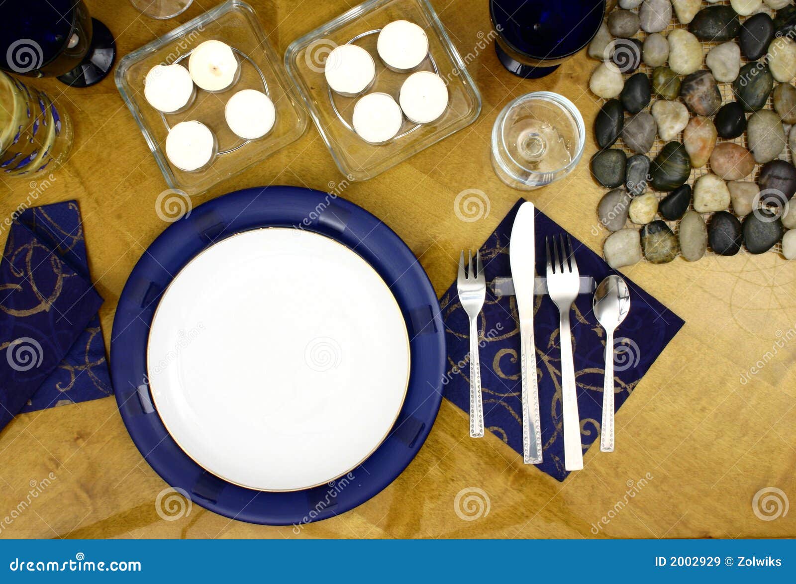 Plate On Table Picture. Image: 2002929