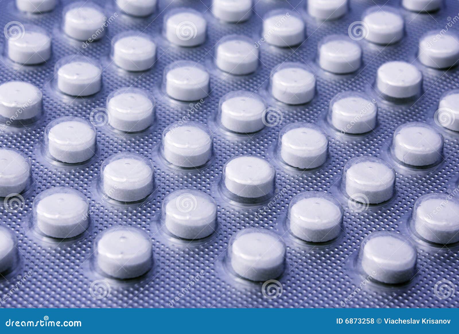 Plate with tablets stock photo. Image of curing, blue - 6873258