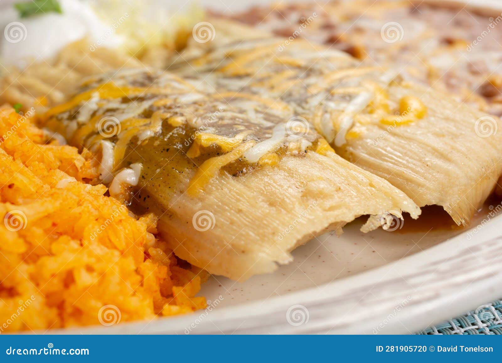 Plate of tamales stock photo. Image of dish, copy, fruit - 281905720