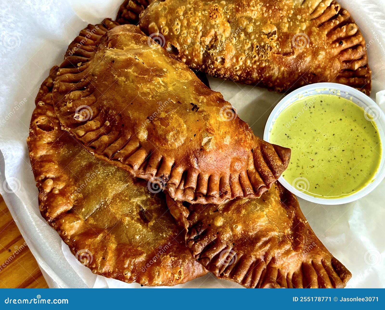 Empanadas stock image. Image of spicy, empanadas, plate - 255178771