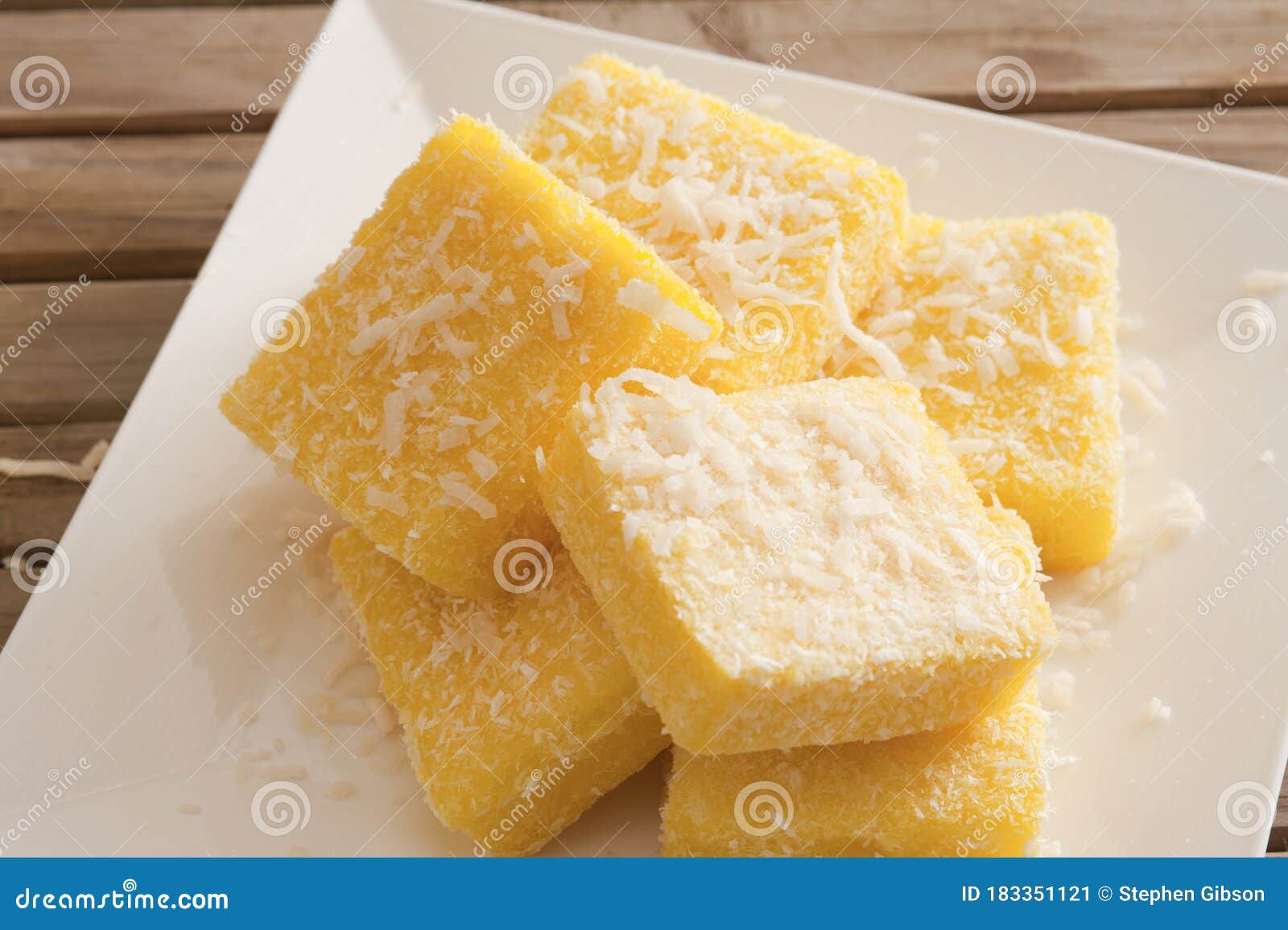 Lemon Lamingtons Stock Photos - Free & Royalty-Free Stock Photos from ...