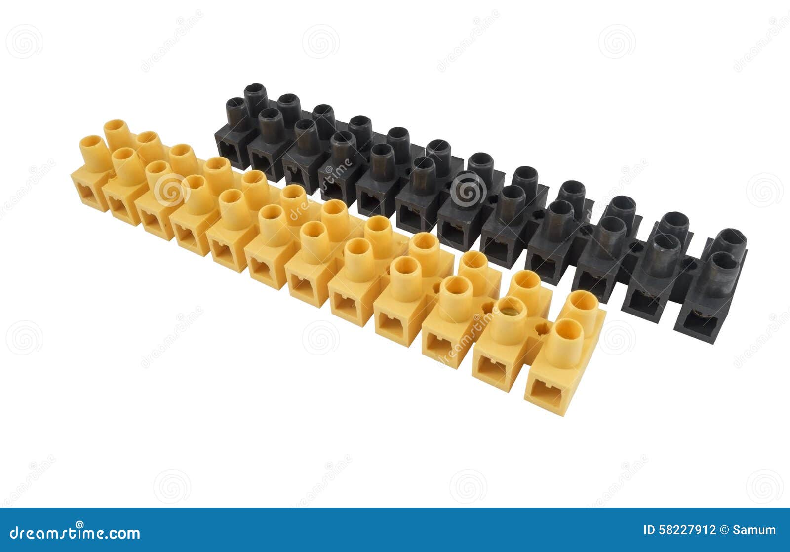 Plate of terminals stock photo. Image of felled, circle - 58227912
