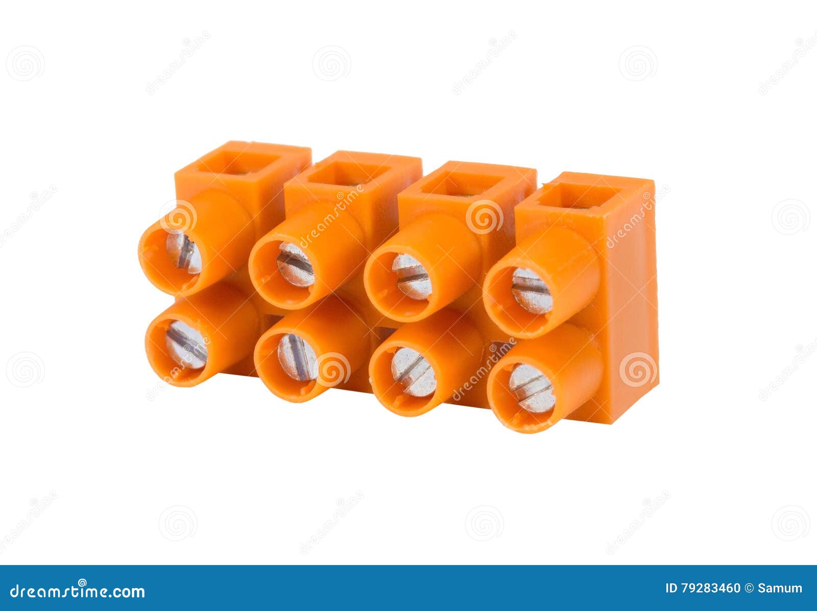 Plate of terminals stock photo. Image of equipment, cable - 79283460