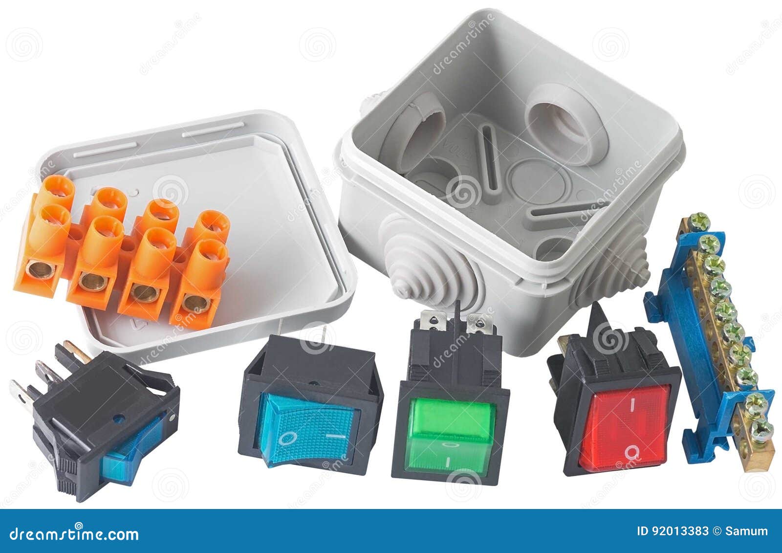 Plate of terminals stock image. Image of connection, group - 92013383