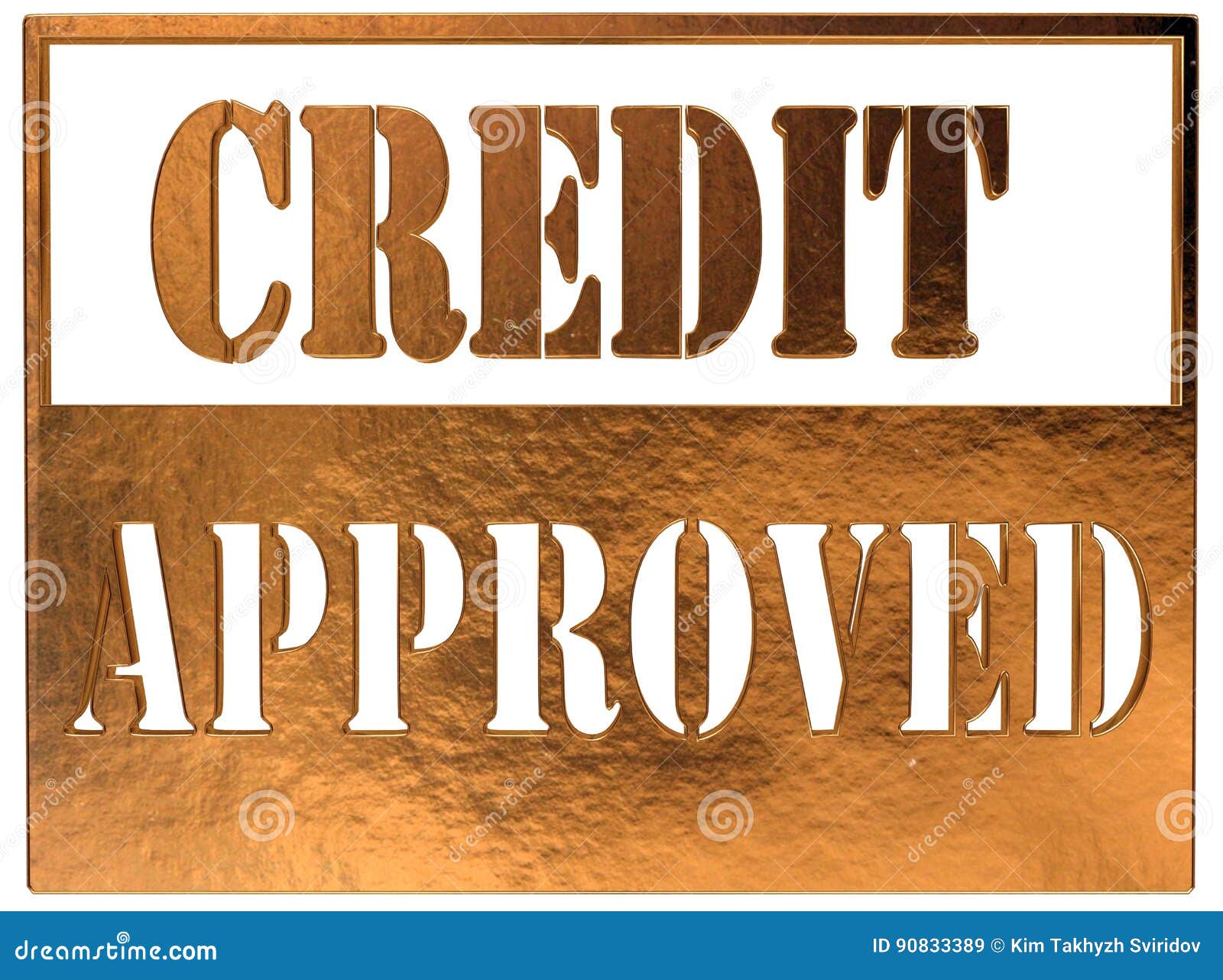 Credit Approved Word Stamp Cartoon Vector | CartoonDealer.com #87577811