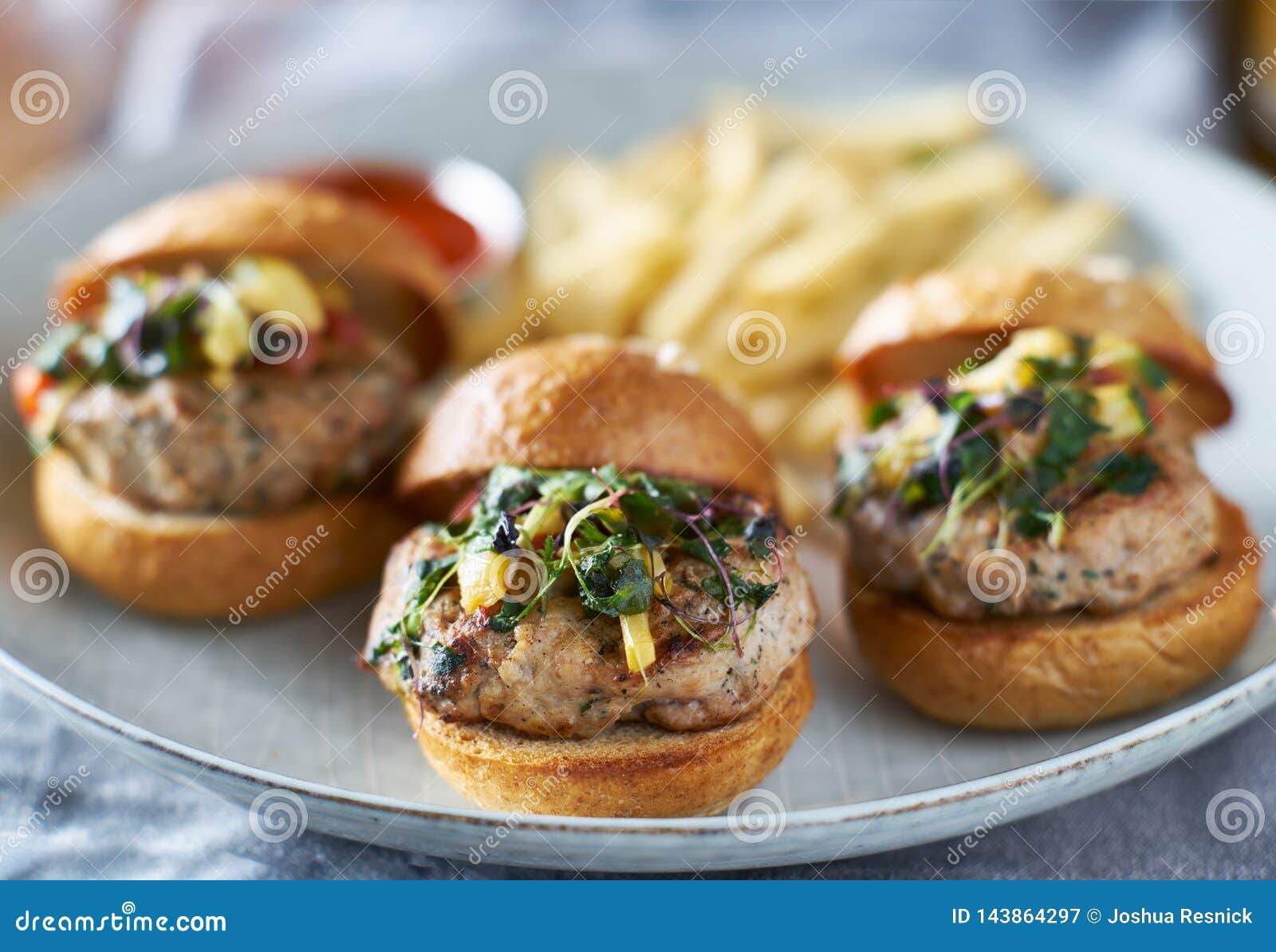 Burger Sliders With Melted Cheese And Pickle Stock Photography ...