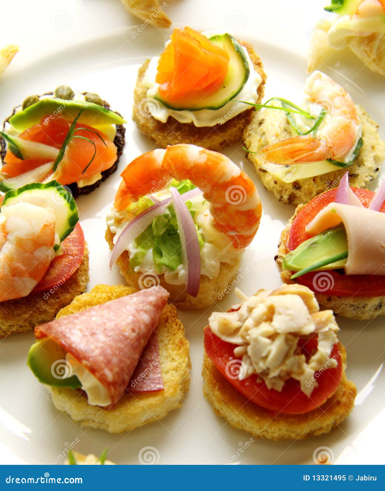 Plate of Tidbits stock image. Image of dining, lettuce - 13321495