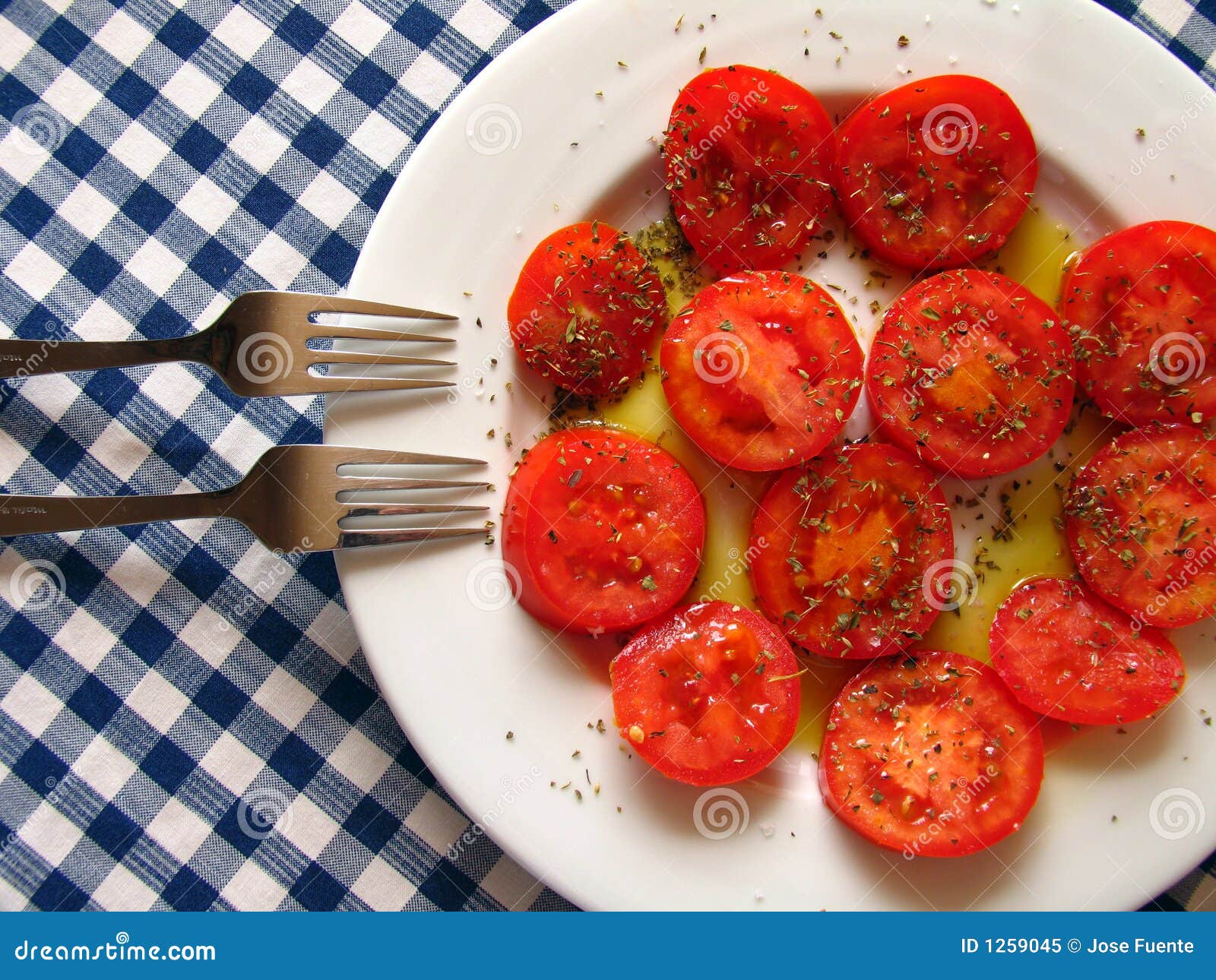 Plate of tomato stock image. Image of plate, food, olive - 1259045