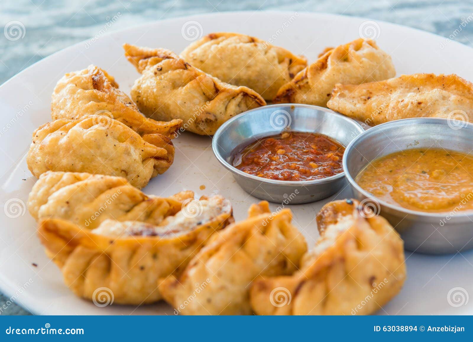 Plate of Traditional Momos. Stock Photo - Image of culture, momo: 63038894
