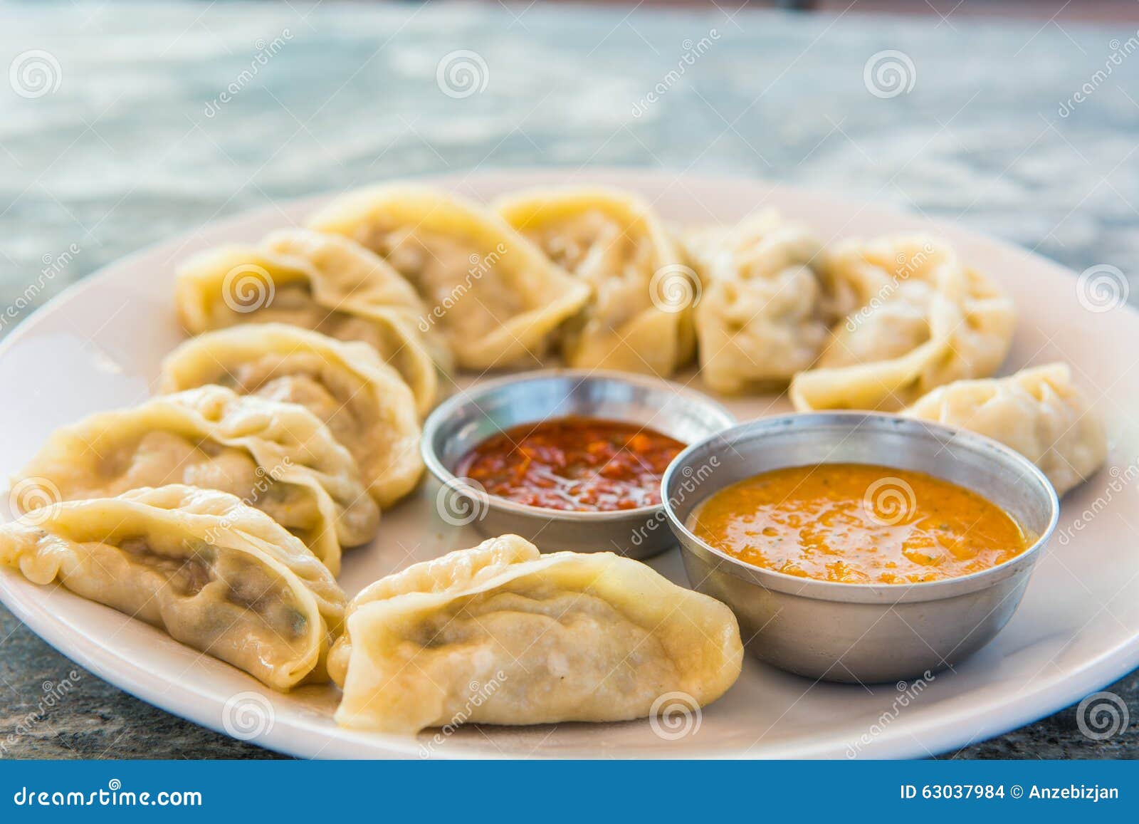 Plate of Traditional Momos. Stock Photo - Image of food, lunch: 63037984