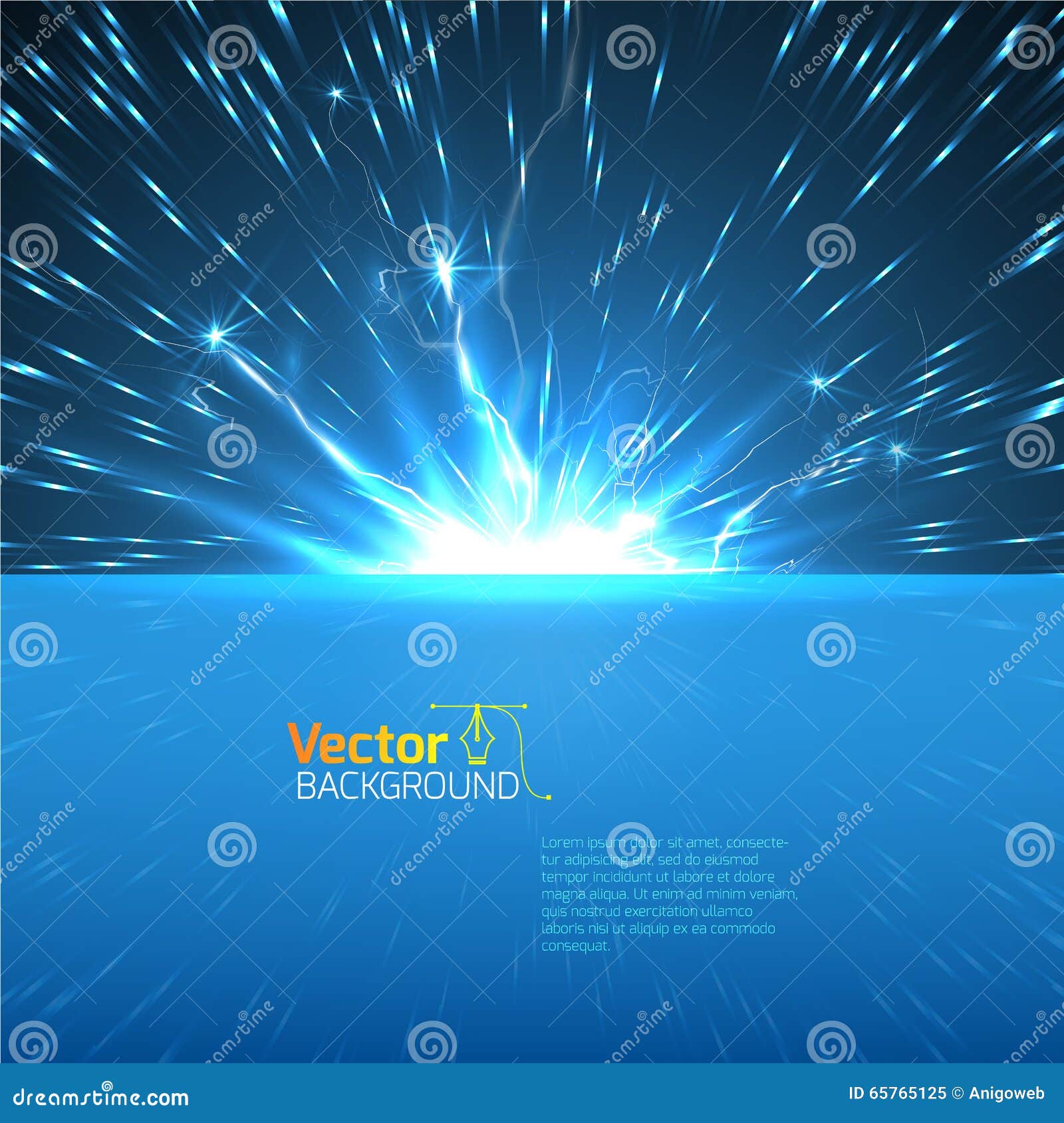 Plate under voltage stock vector. Illustration of electrical - 65765125