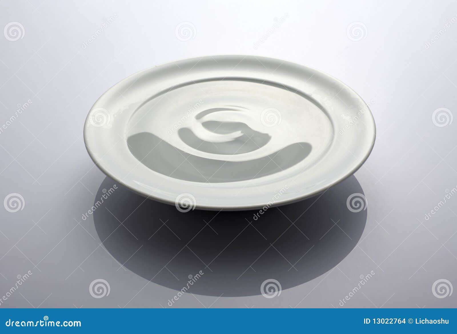 Plate with water stock photo. Image of flowing, clean - 13022764