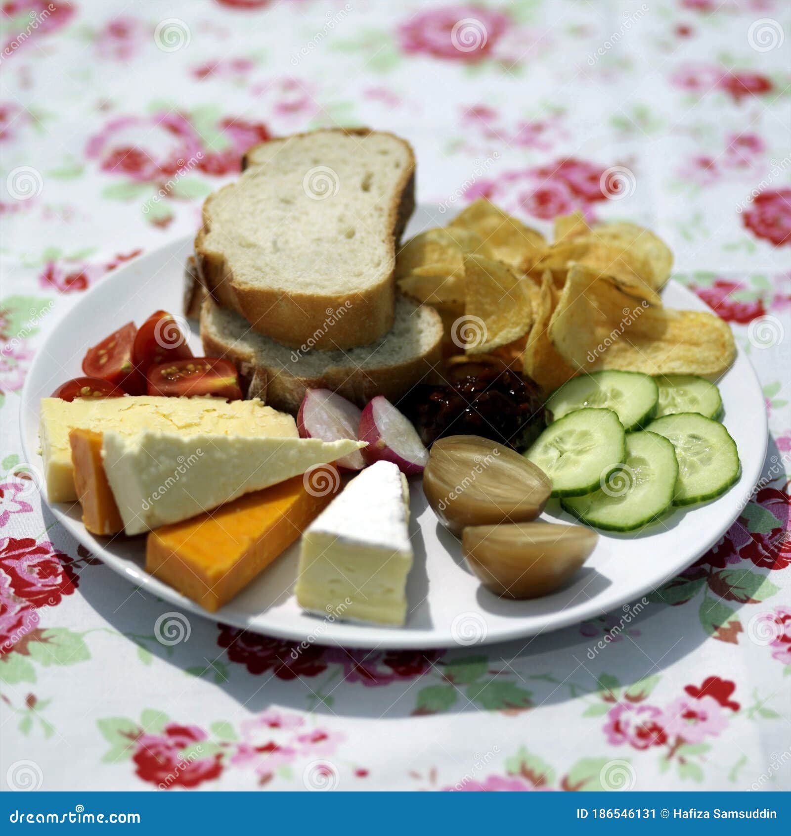 A Plate of Yummy Snacks. Conceptual Image Stock Image - Image of snack ...