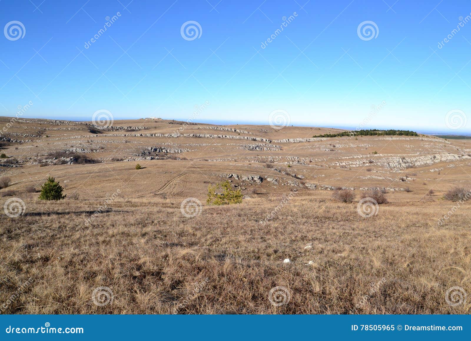 Plateau Karaby stock image. Image of desert, karaby, crimean - 78505965